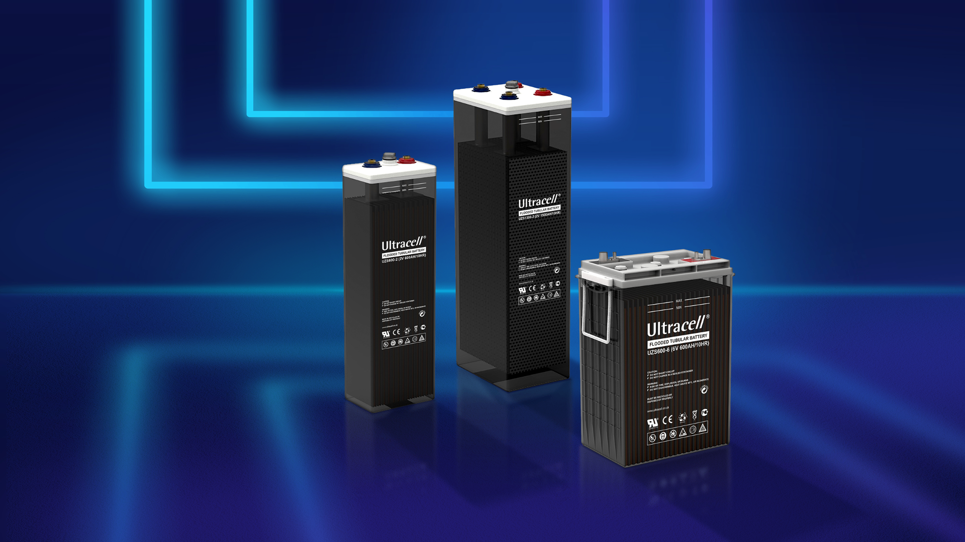 UZS Flooded Tubular Battery Series | Ultracell®